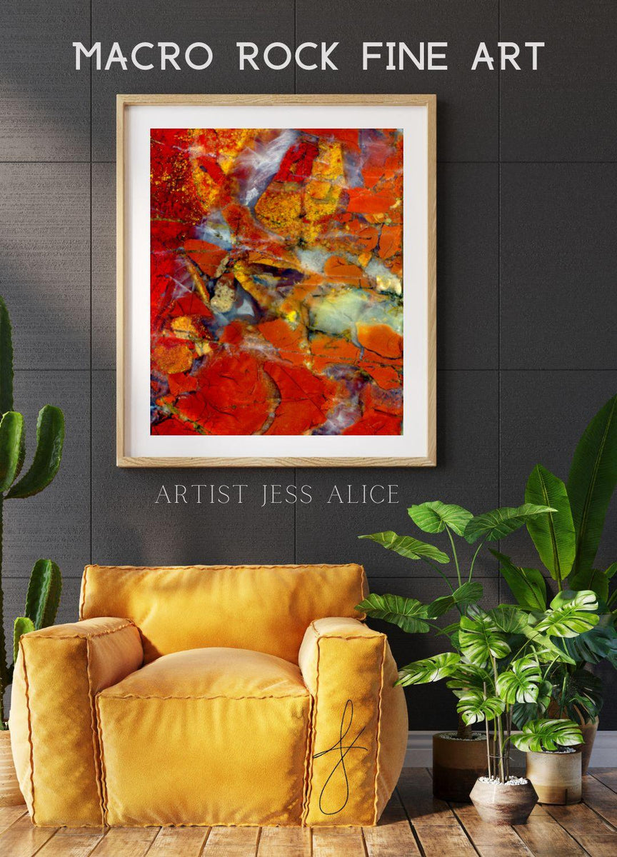 Abstract Macro Rock Photography – Jess Alice