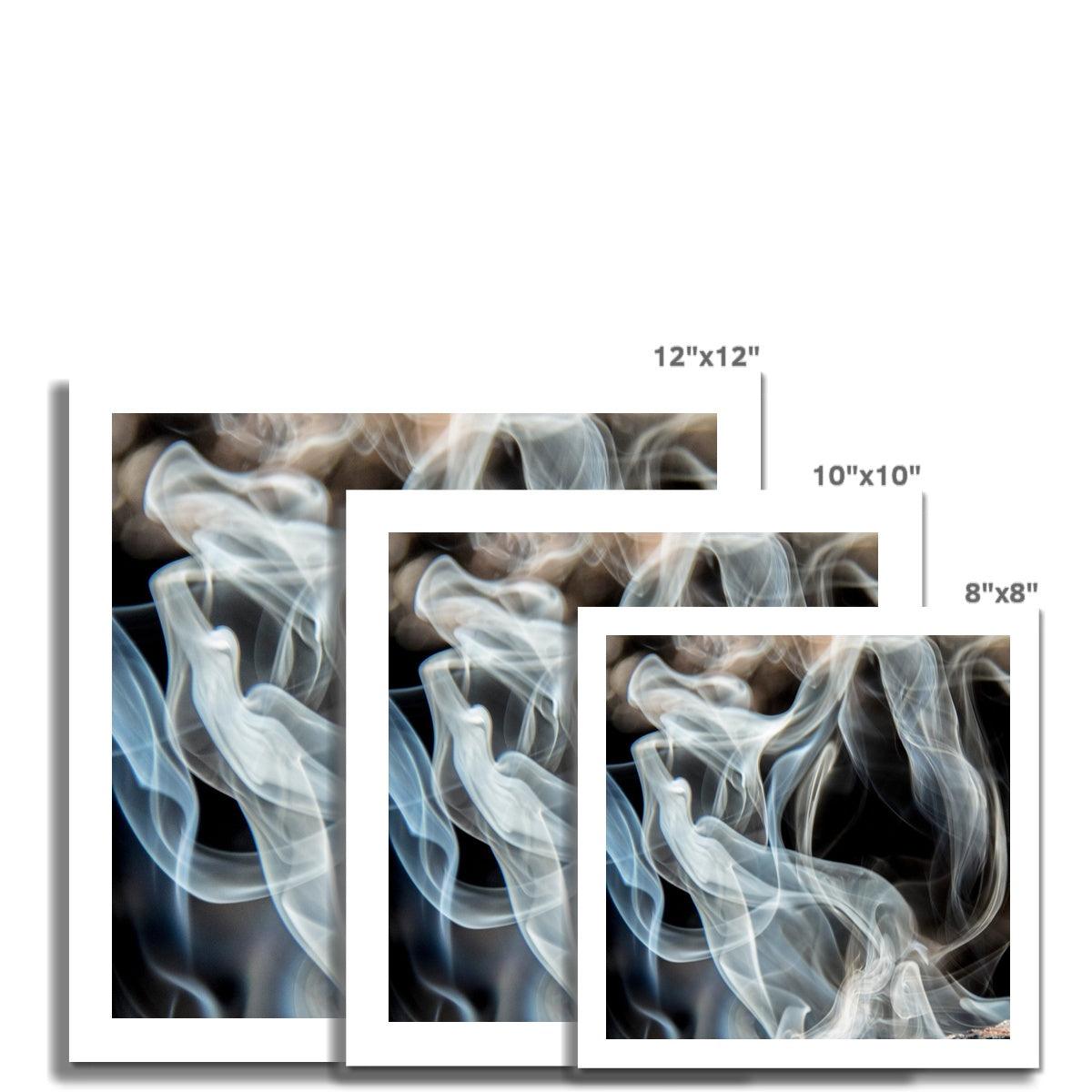Fine Art Print | "Smoke Dances" Fire Photography | Artist Jess Alice